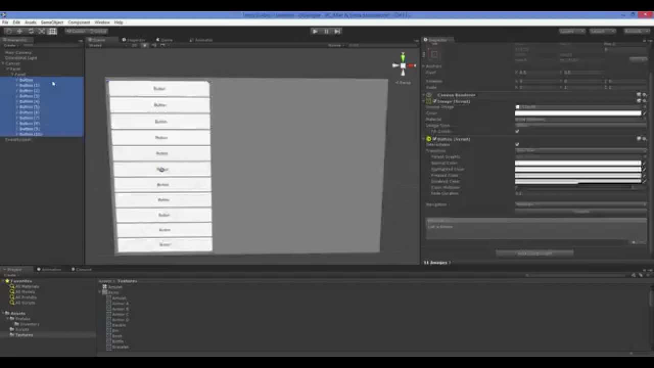 Unity Navigation Drawer Unitylist