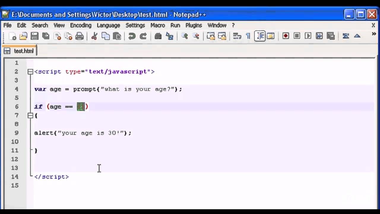 06 If Statement In Javascript Youtube