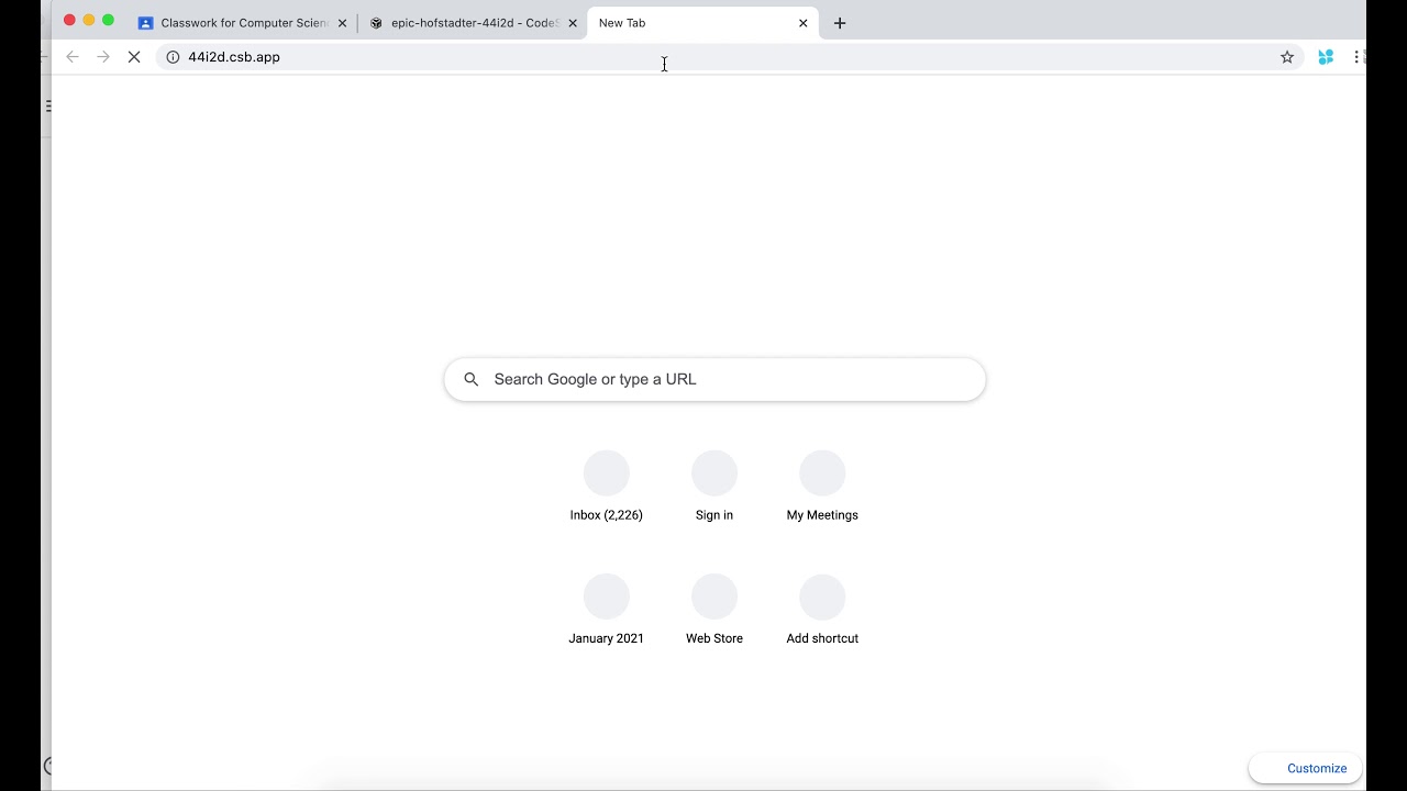 Code Sandbox 1 Hello World Youtube