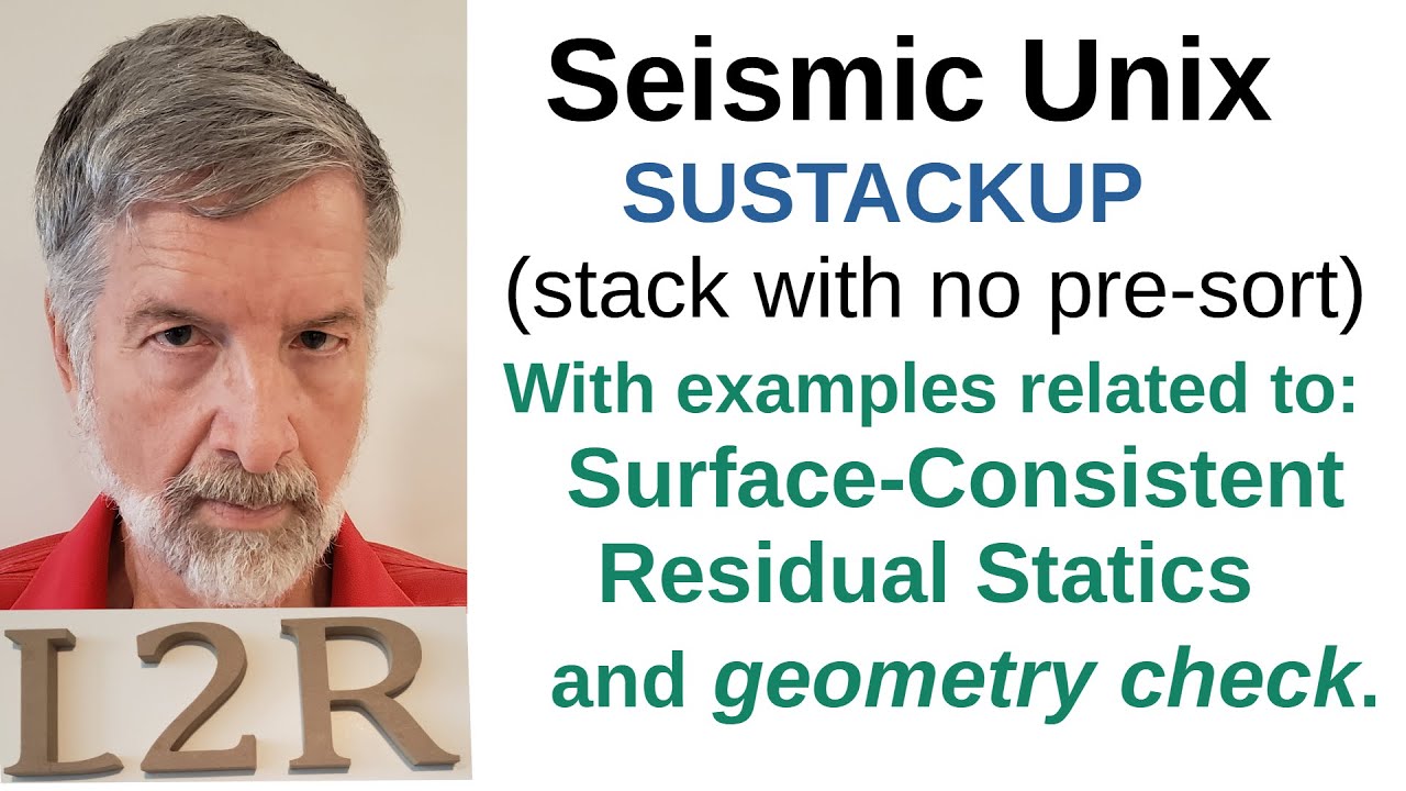 Seismic Unix Stack Without Pre Sort Using Sustackup Example Uses