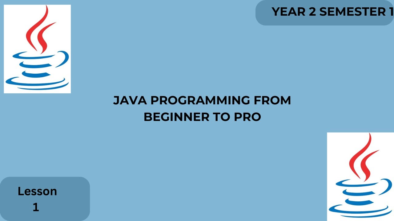 Java Programming Lesson 1 Print Statement Youtube