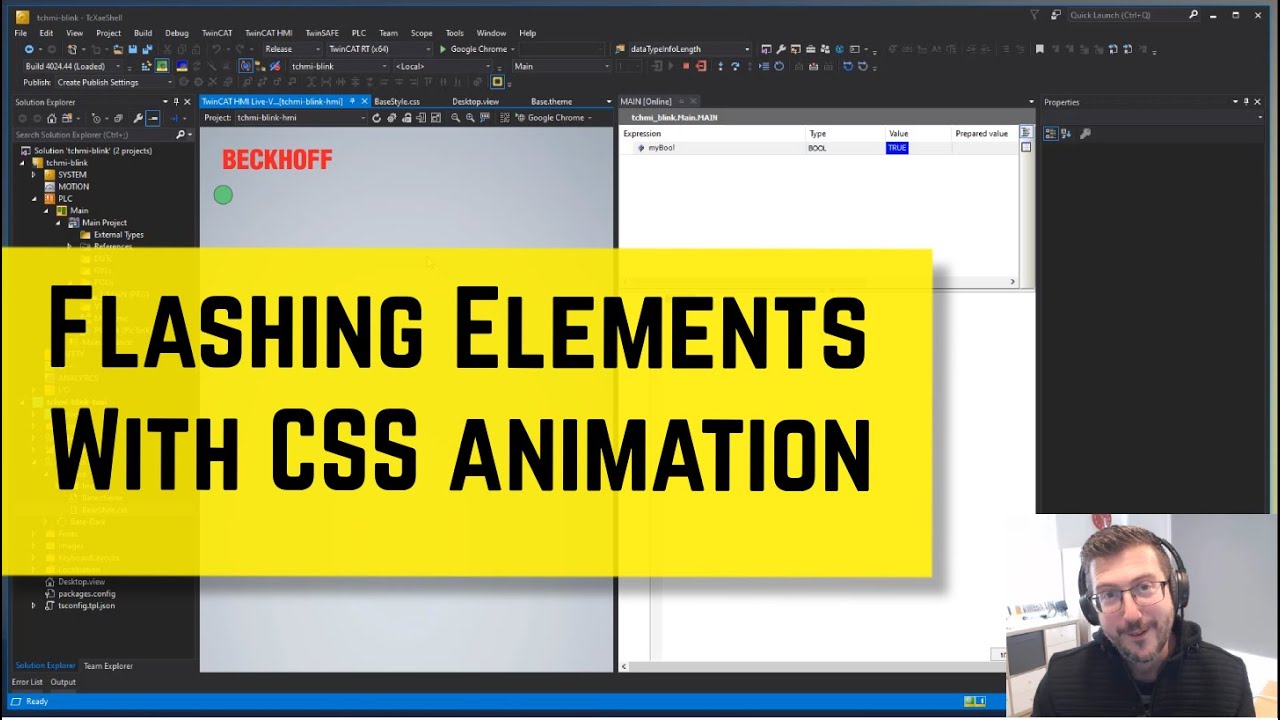 Flashing Elements With Css Animation Youtube