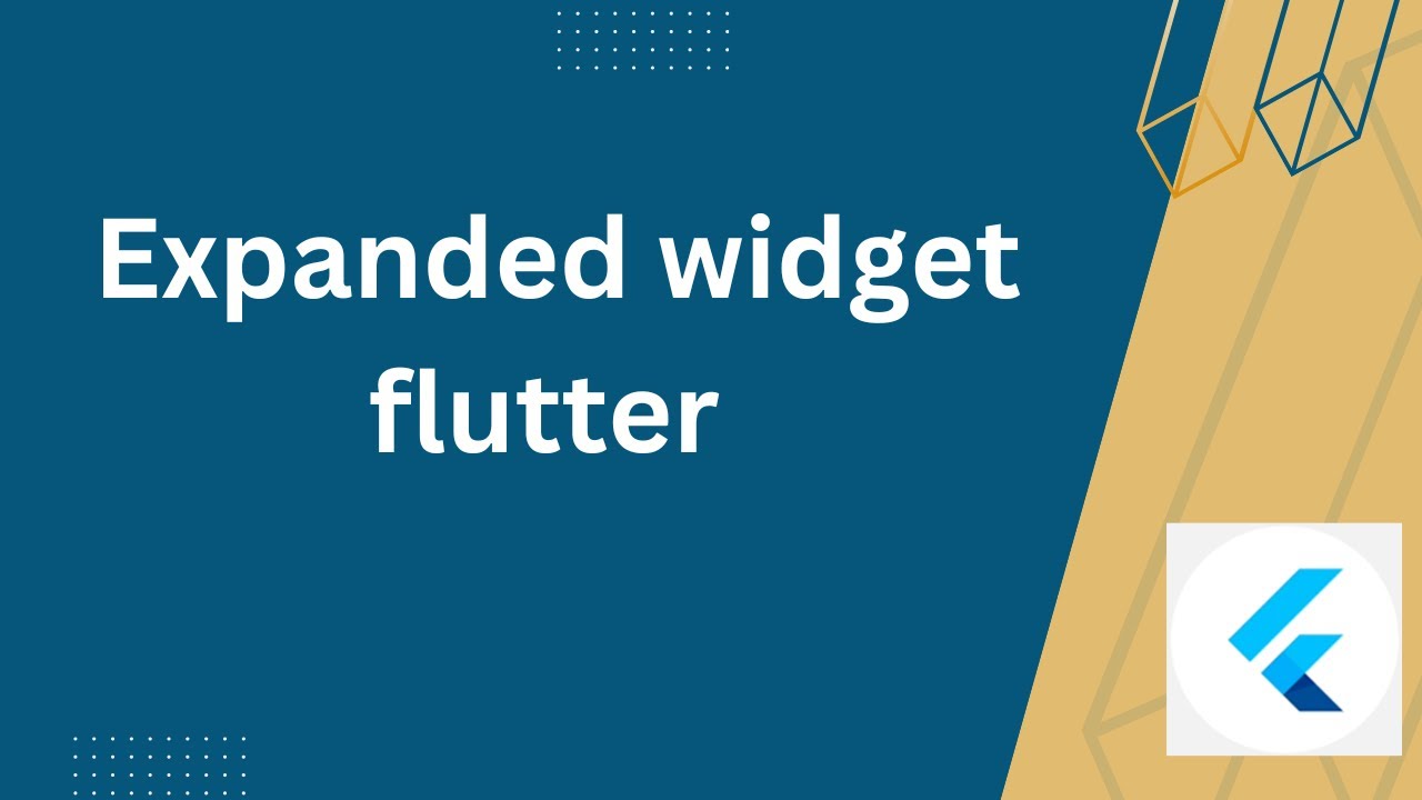 Expanded Widget Flutter Example Flutter Tutorial For Beginners