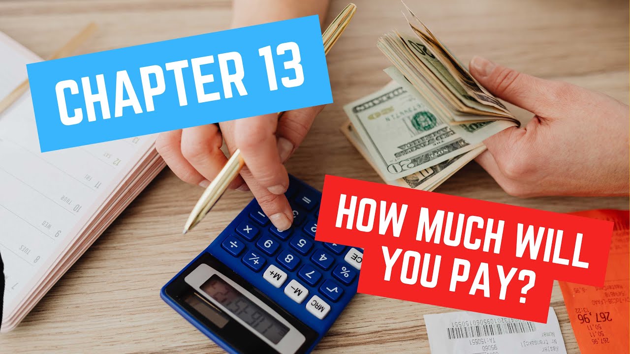 Chapter 13 Calculator How Much Will You Pay Each Month Youtube