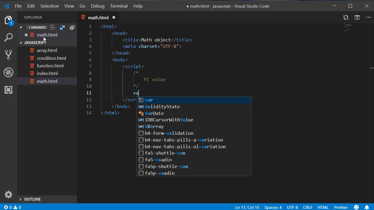 52 Math Pi Object In Javascript Youtube