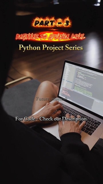Part 3 Python Project Series рџћї Shorts Shortsfeed College