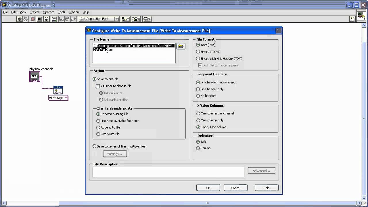 Labview Software Maidenis