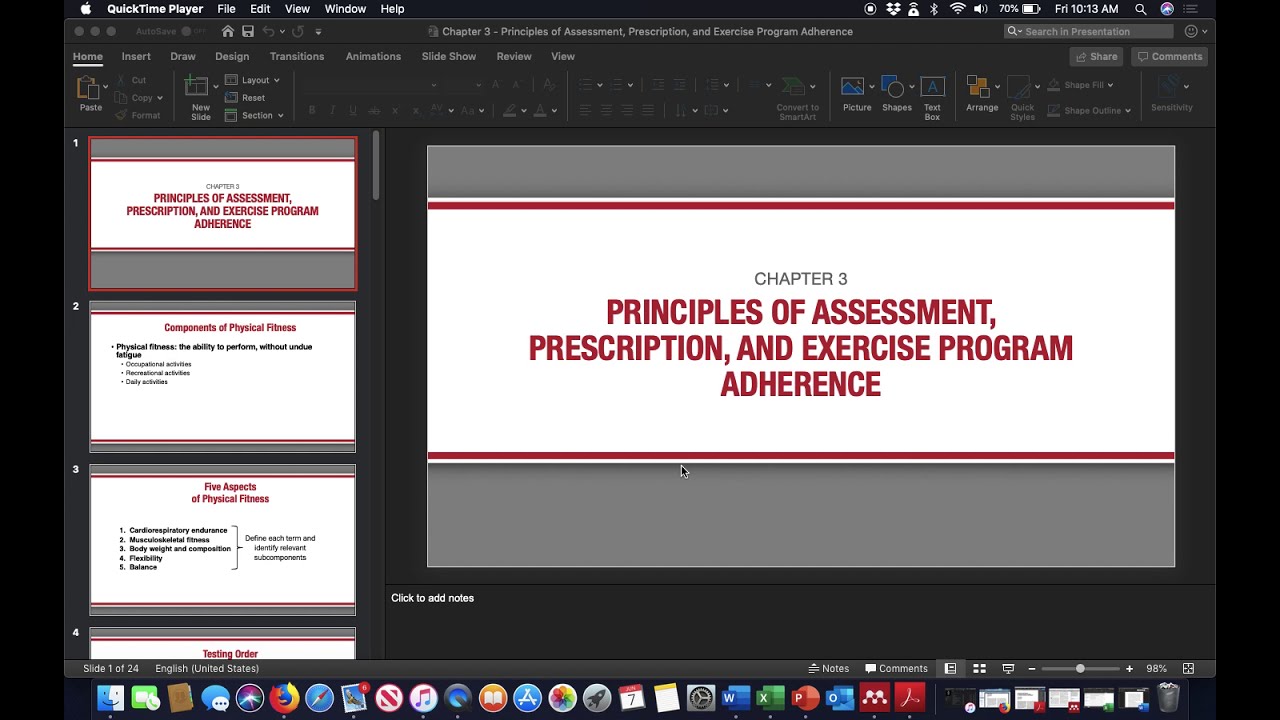 Chapter 3 Principles Of Assessment Prescription And Exercise