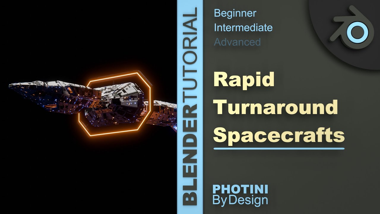 Sci Fi Spaceship Episode 1 Of 2 Blender Tutorial Youtube