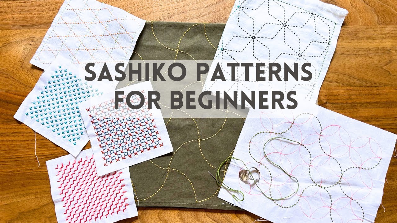 Sashiko Patterns For Beginners These Simple Patterns Will Help You