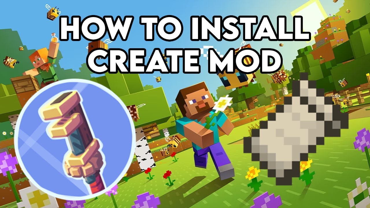 How To Install Create Mod Simplest Version Youtube