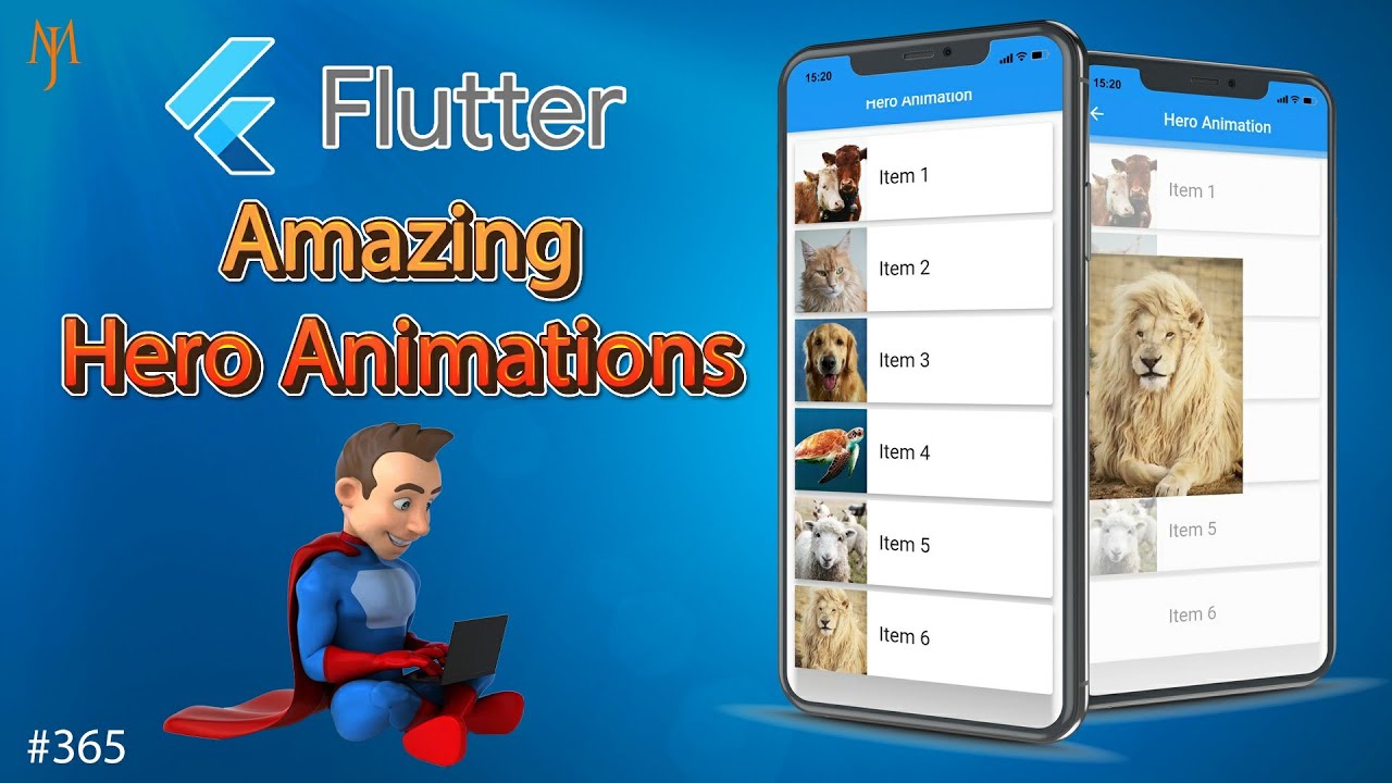 Flutter Tutorial Amazing Hero Animations Listview Hero Widget