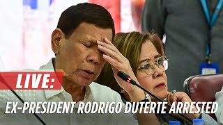 Ex President Duterte In Police Custody Palace Confirms Arrest Warrant ...