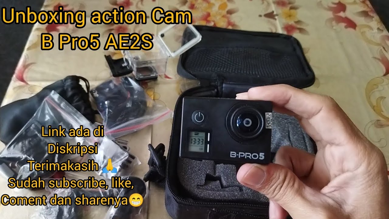Unboxing Action Cam B Pro5 Ae2s Youtube