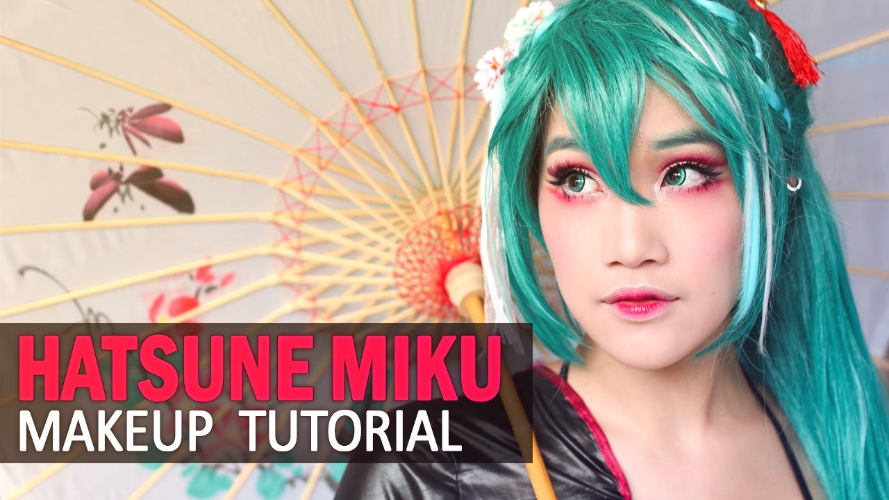 Hatsune Miku Vocaloid Knife Cosplay Makeup Tutorial Youtube