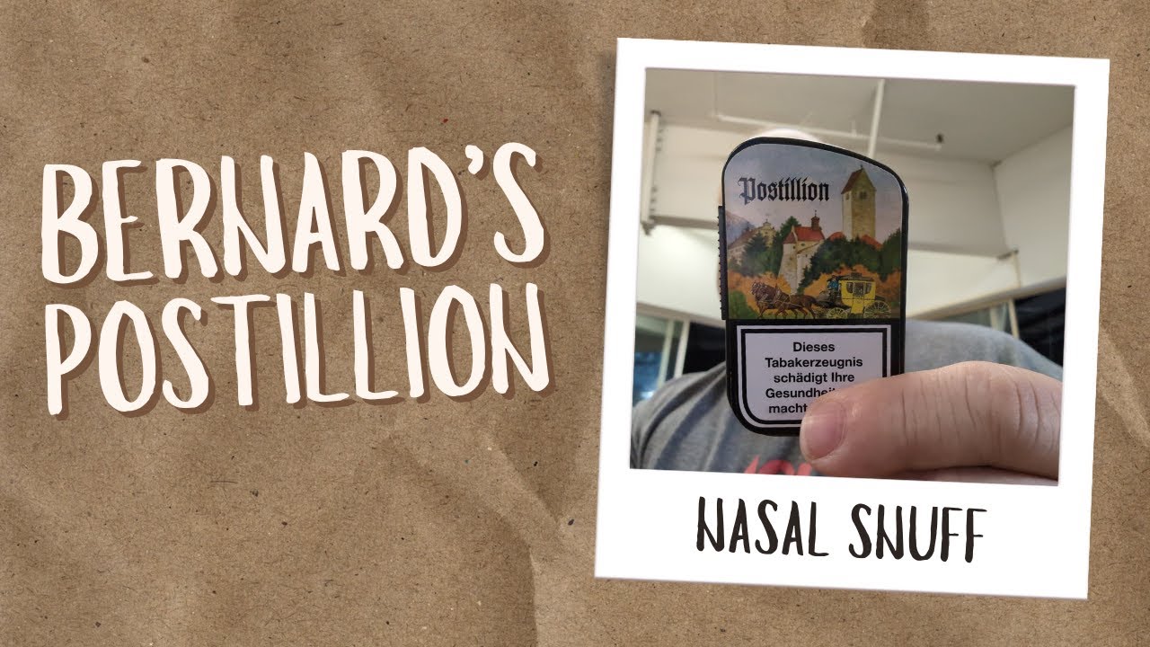 Bernard S Postillion Nasal Snuff Review Youtube