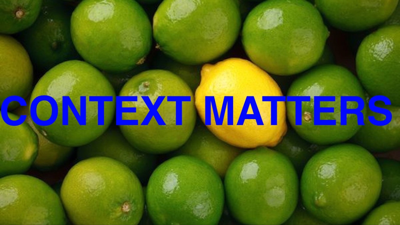 Context Matters Youtube