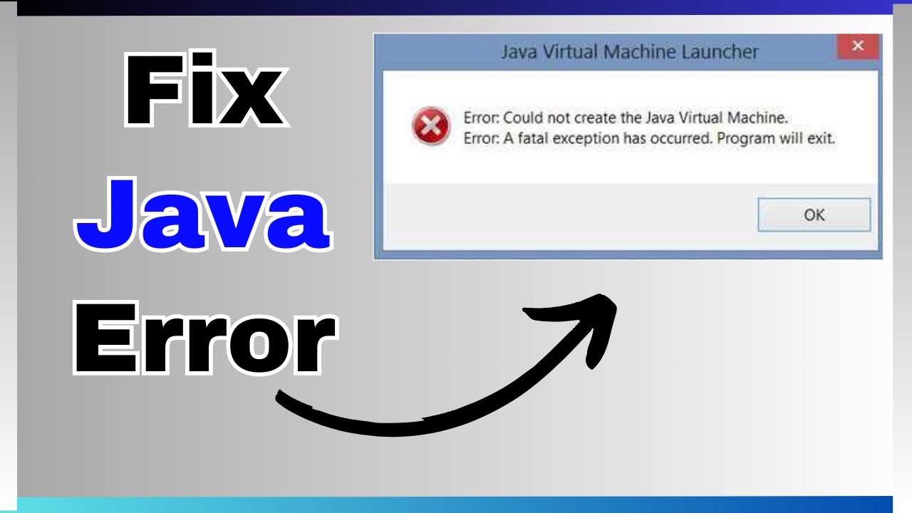 How To Fix Java Virtual Machine Errors Jvm Youtube