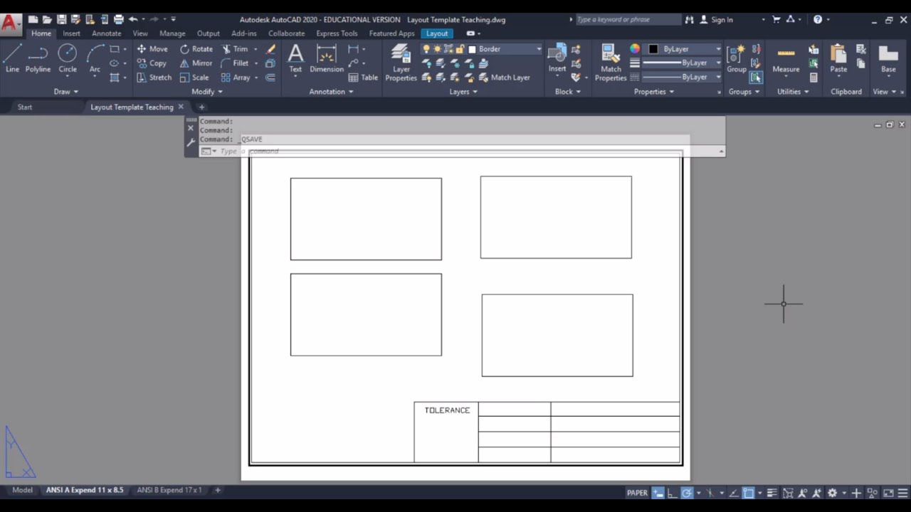 L14 Layout Setup Pdf Creating Page Setup Manager Drawing Layout