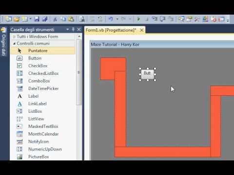 Visual Basic 2010 Tutorial Gioco Maze Youtube