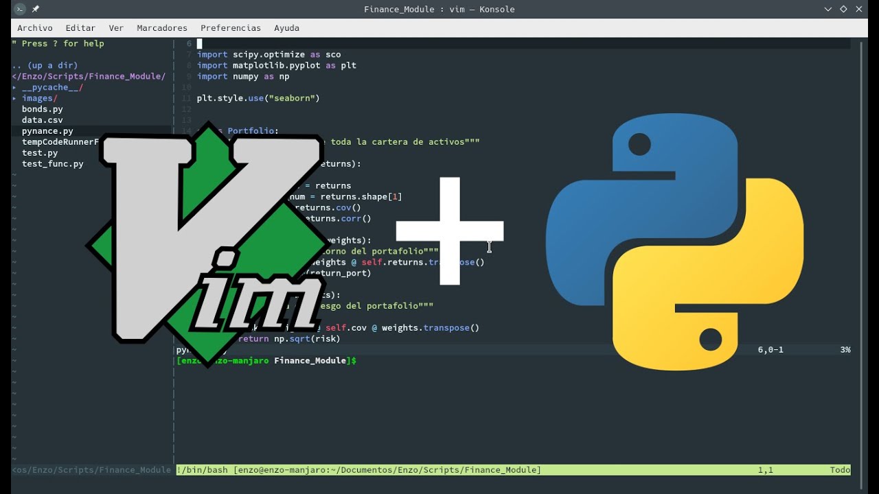 Configuración De Vim Python E Instalación De Plugins Youtube