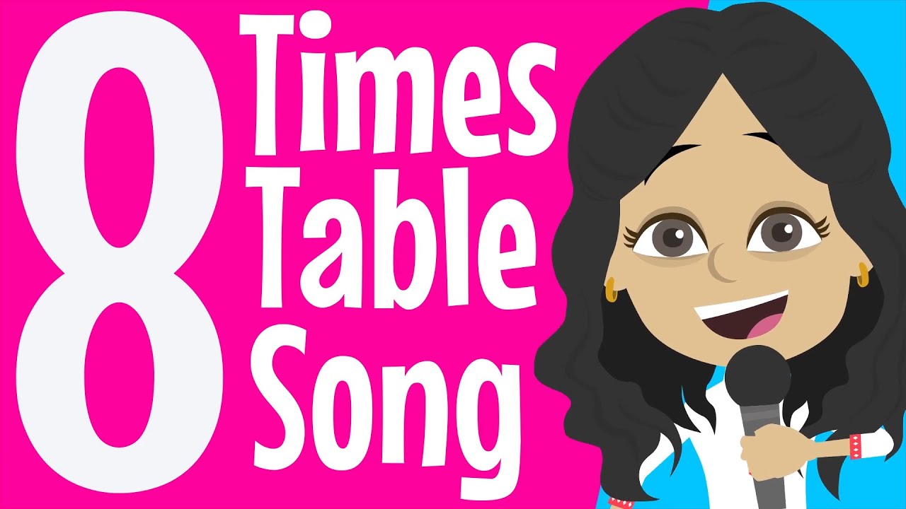 Eight Times Table Eight Times Table Song Multiplication Song