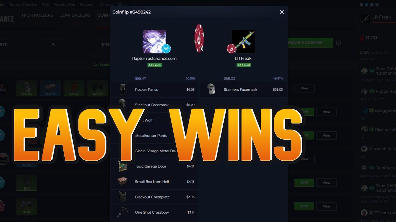 How To Win On Rustchance Youtube