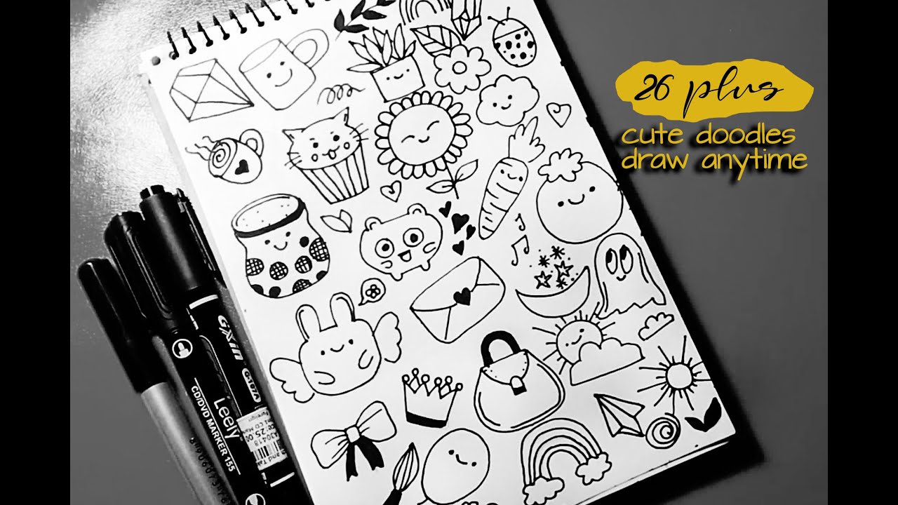 Simple Fun Doodles 50 Easy Doodles Anyone Can Draw Sketches For