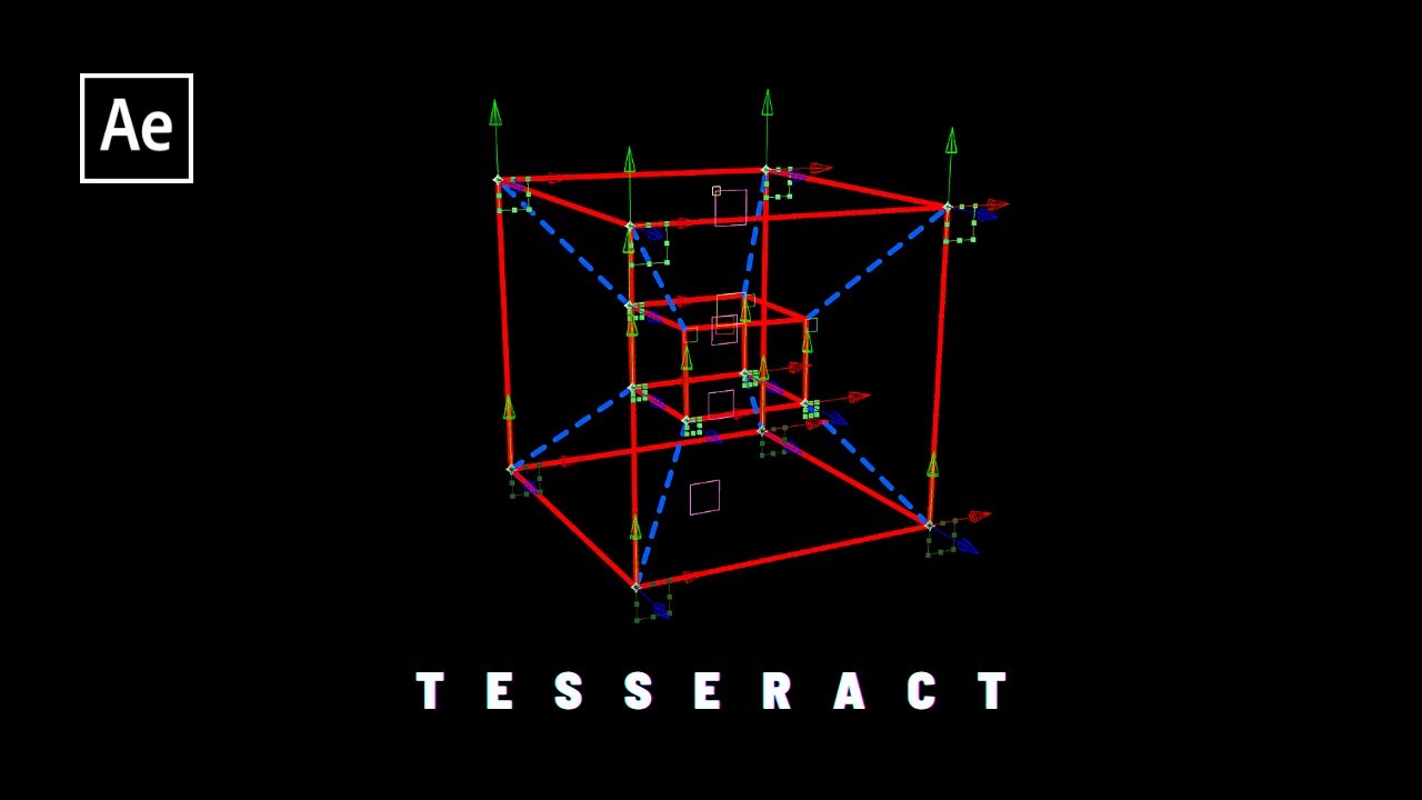 Tesseract Animation This Four Dimensional Tesseract Sculpture Will