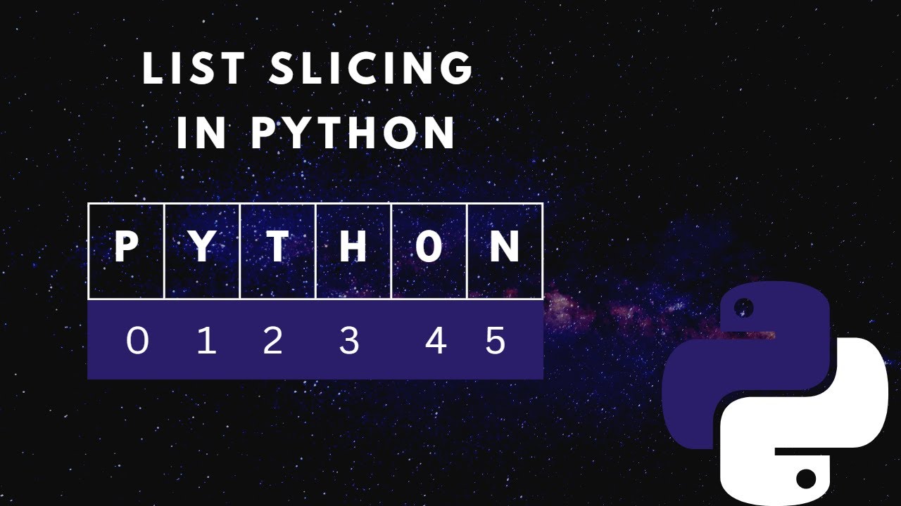 List Slicing In Python Youtube