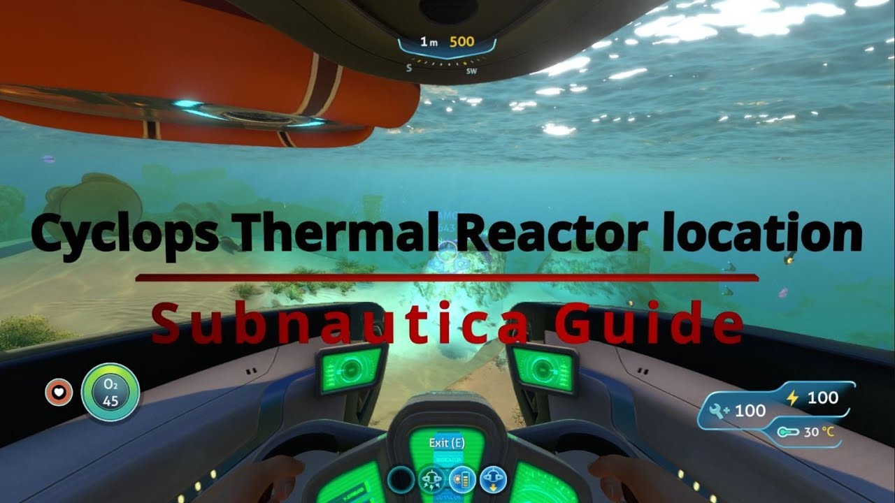 Cyclops Thermal Reactor Databox Location Subnautica 2019 Youtube