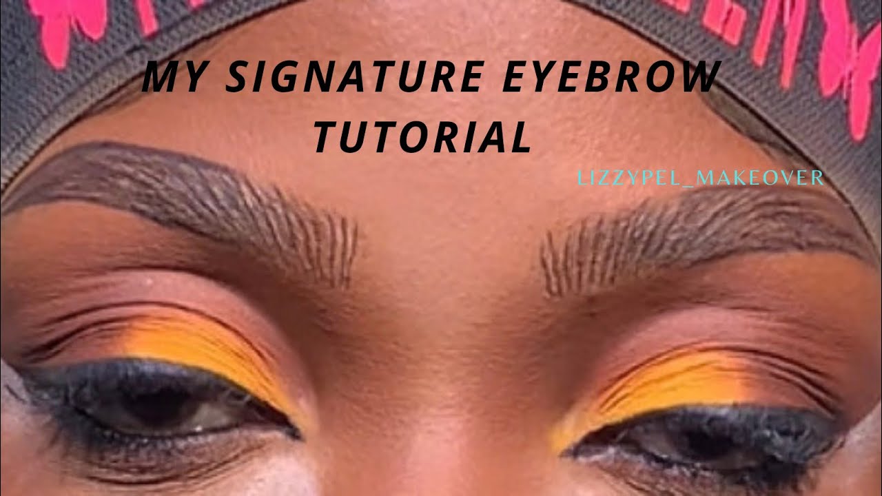 How I Draw My Signature Eyebrow A Must Watch Youtube