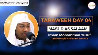 Taraweeh Day 4 Imam Mohammad Yusuf Masjid As Salaam Al Haqq Media Mp3 ...
