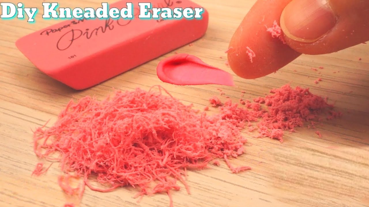 How To Make A Kneaded Eraser Diy Kneaded Eraser Making Youtube