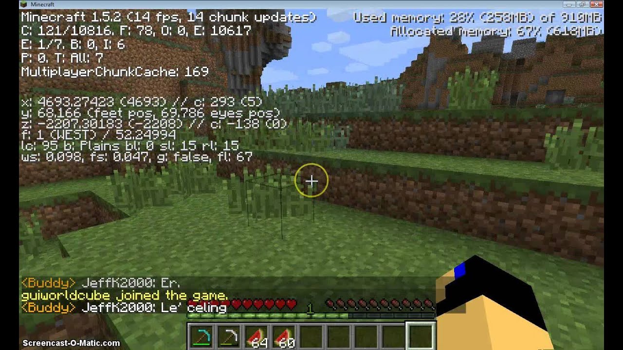 Minecraft Coordinates Tutorial Youtube