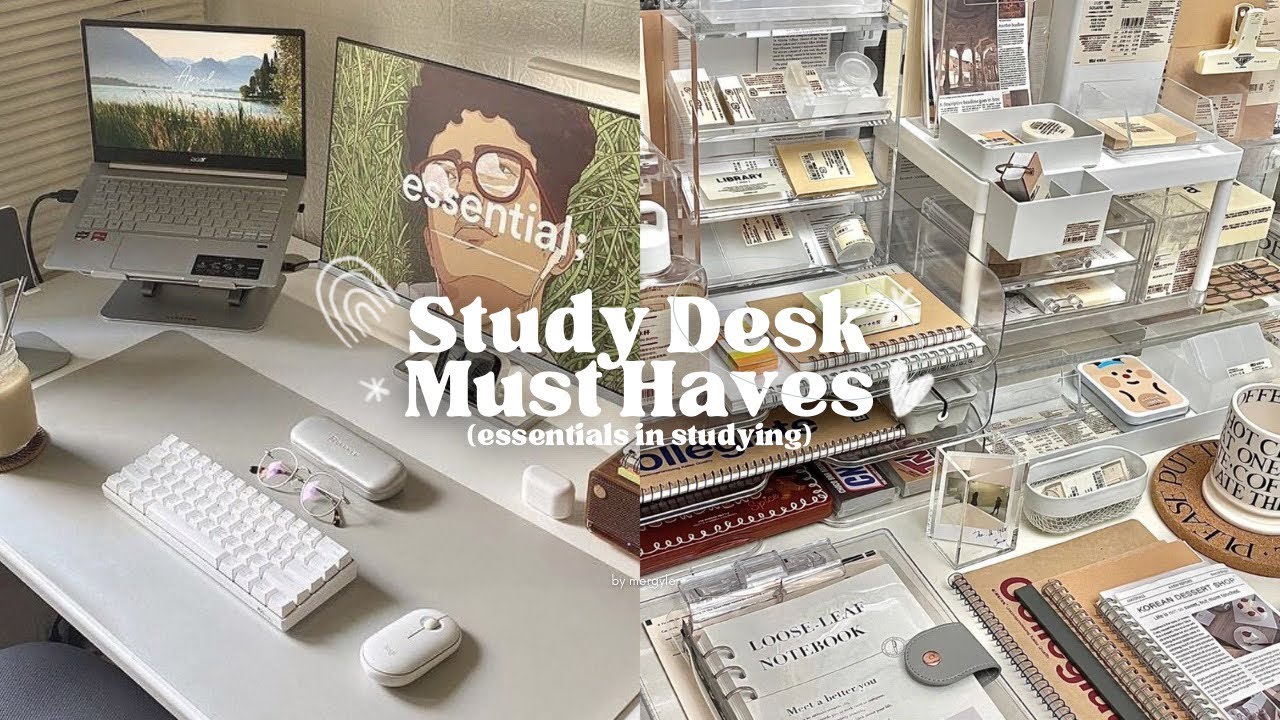 Study Desk Must Haves Essentials In Studyingâ žâ â â šëš Youtube