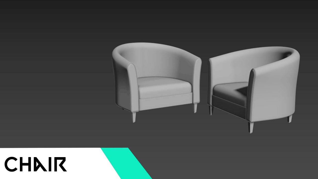 Modeling Chair 3ds Max Final Part Youtube