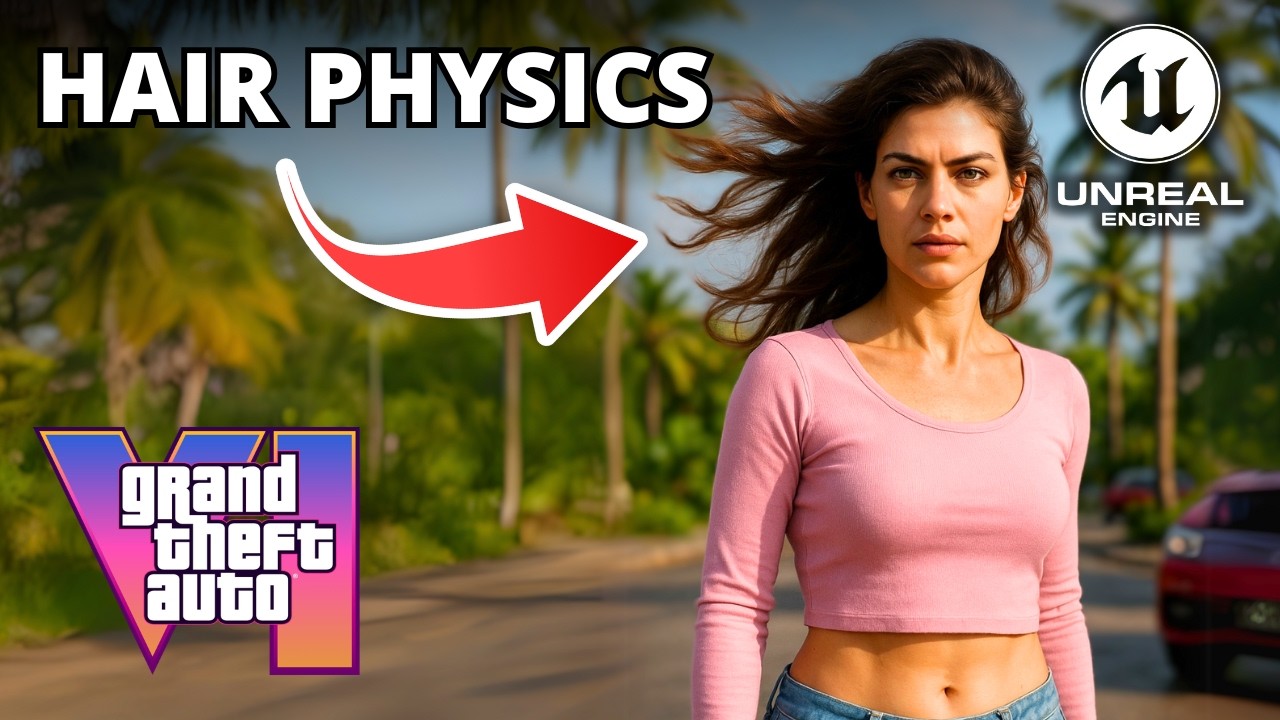 Recreating Gta 6 S Hair Simulation Physics In Unreal Engine 5 Step By