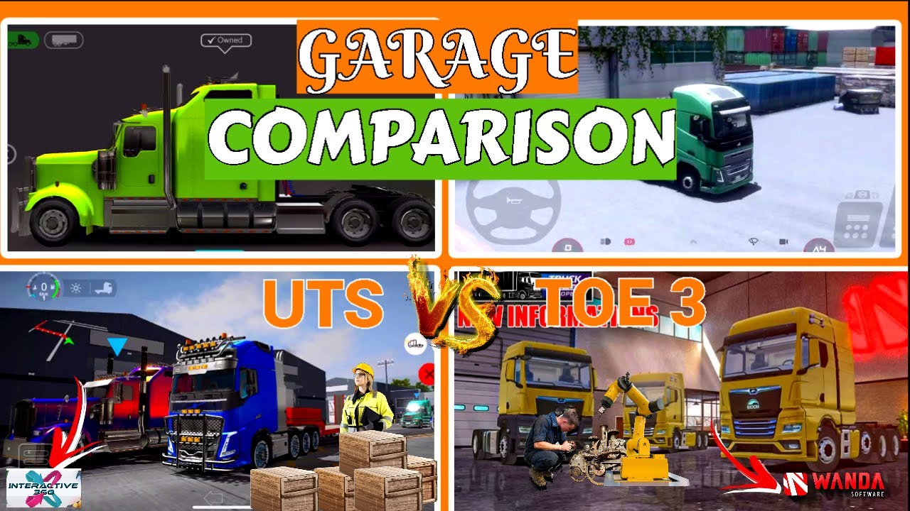 Ultimate Garage Comparison Uts Vs Toe 3 Garage Walk Mode Features