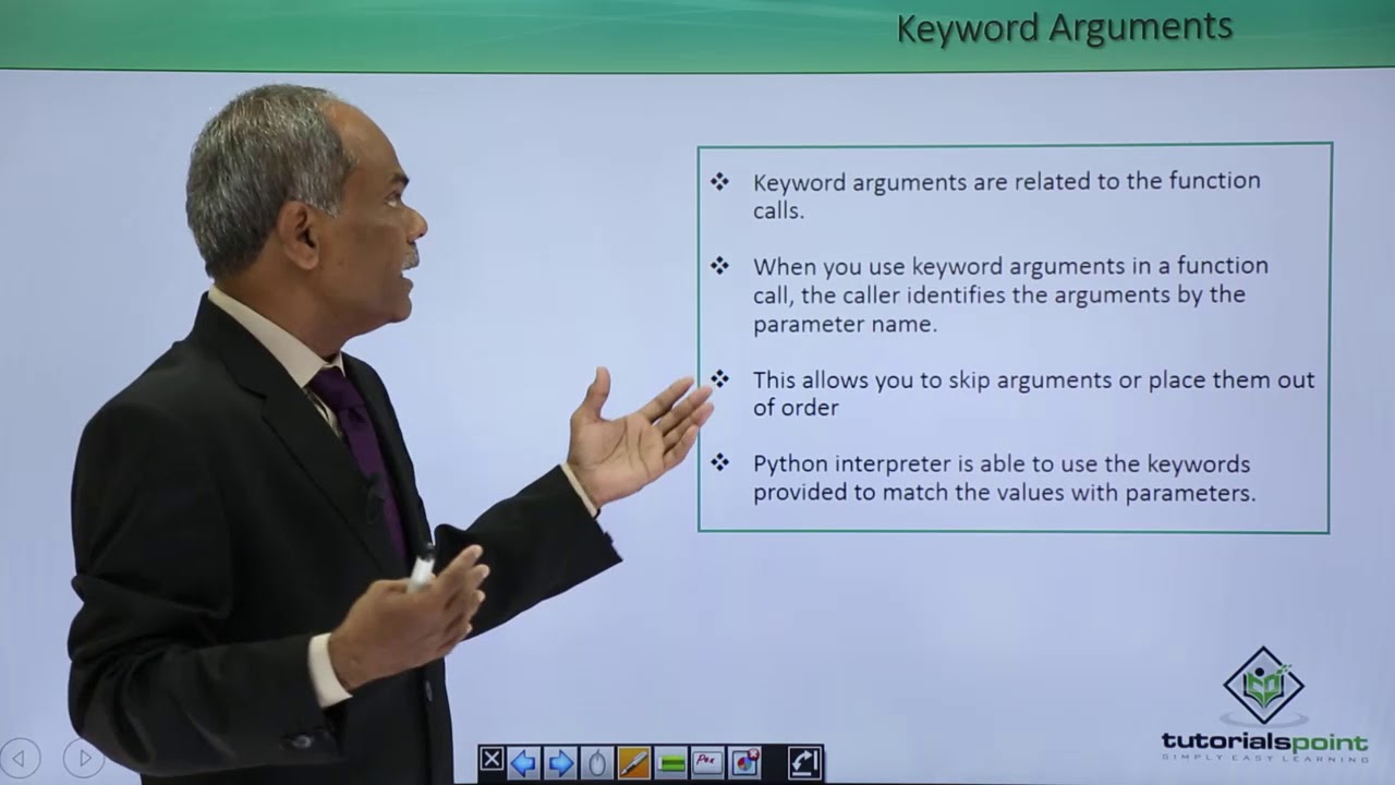 Python Keyword Arguments Youtube
