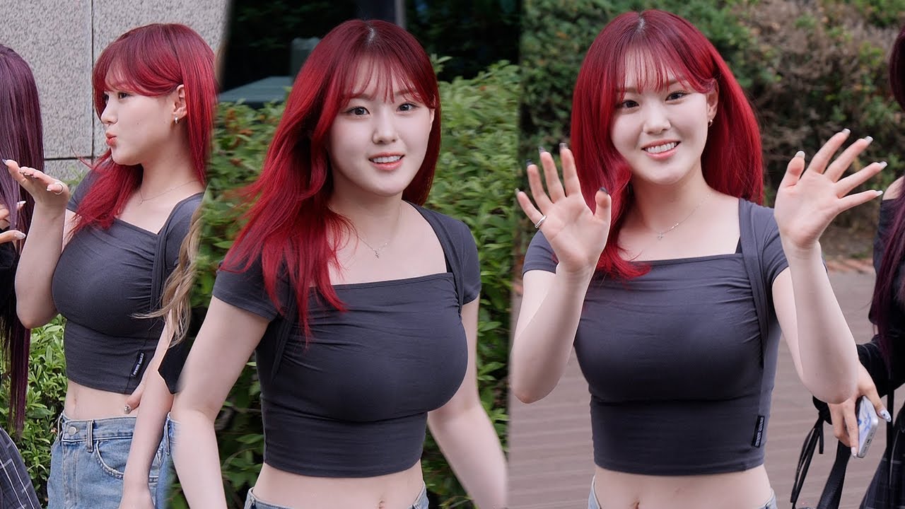 케플러 채현 직캠 Kep1er Chaehyun 뮤직뱅크 출근길 240607 Youtube