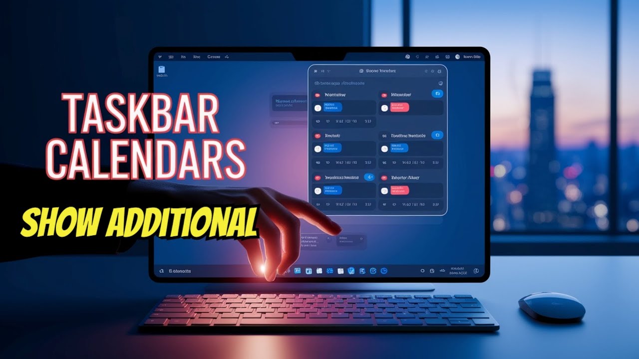 Taskbar Calendar Not Opening Windows 11