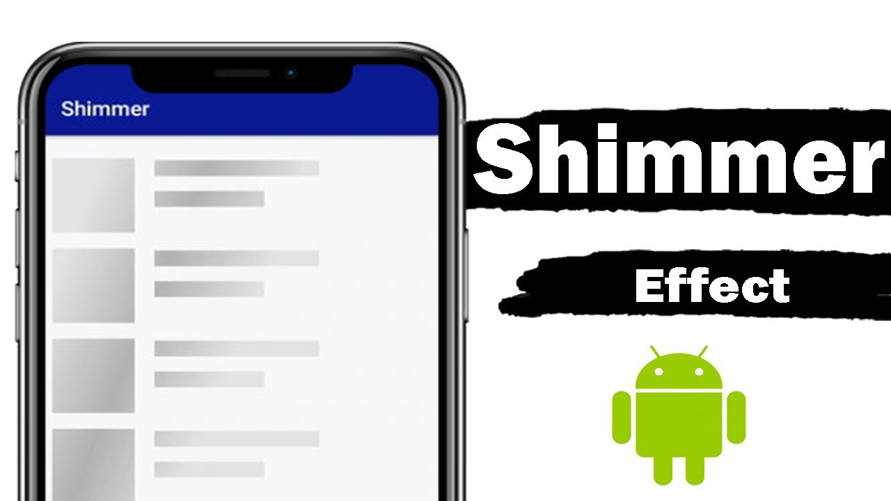 Shimmer Effect In Android Loading Effect 2024 Youtube