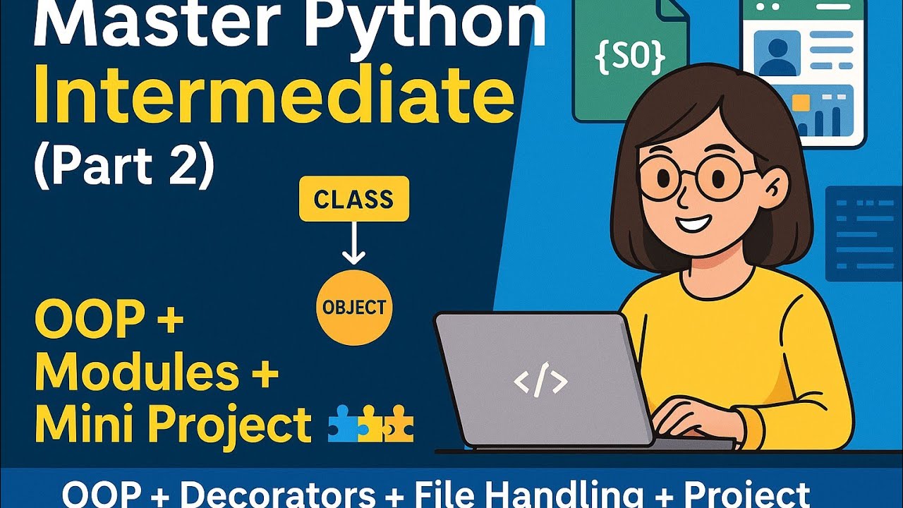 Python Intermediate Level Oop Modules Decorators File Handling