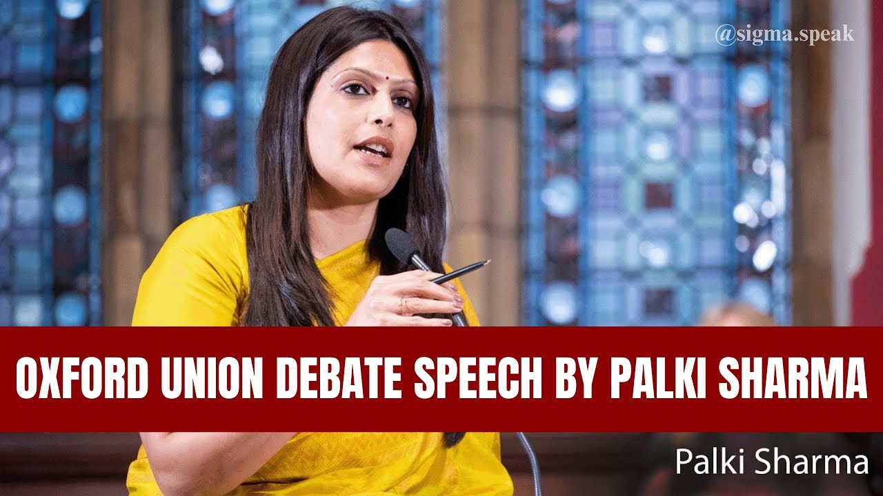 Palki Sharma S Speech Why Modi S India Is On The Right Path Oxford