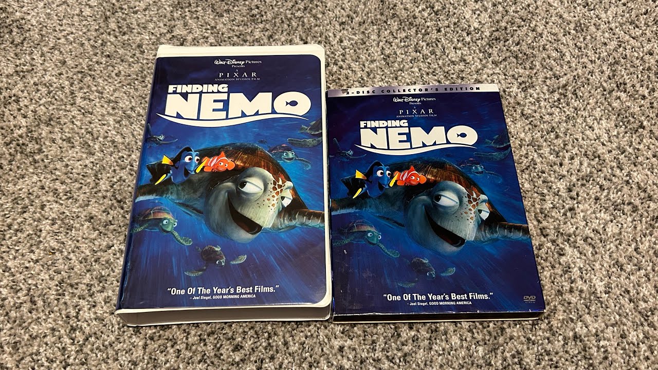Pixar Finding Nemo Vhs