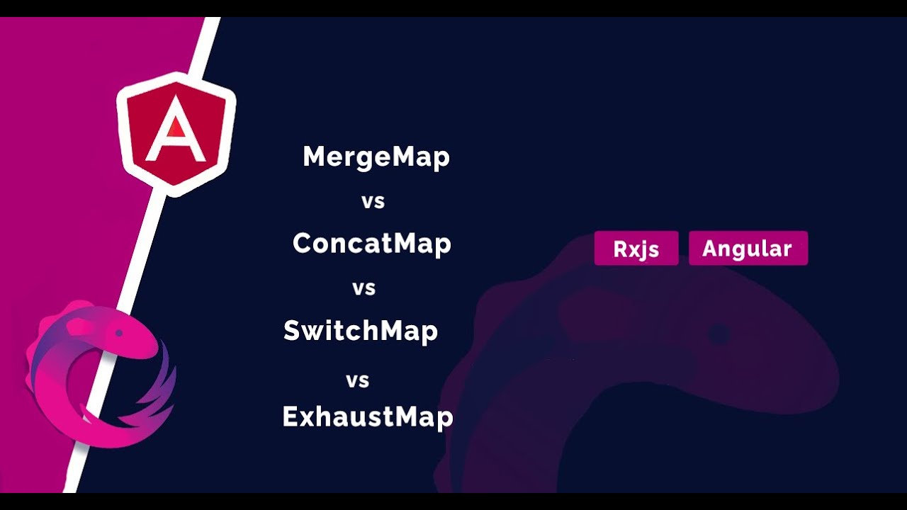 Rxjs Switchmap Mergemap Concatmap Exhaustmap Angular Youtube