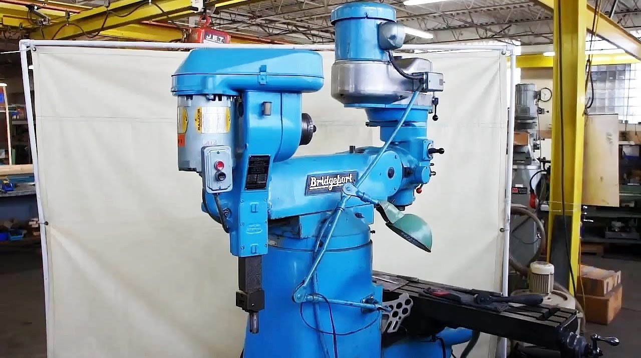 Bridgeport 1 3 Hp Vertical Shaping Head 70 420 Spm Model E Youtube