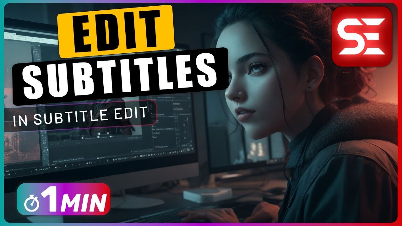 How To Edit Subtitle In Subtitle Edit Subtitle Edit Tutorials Youtube