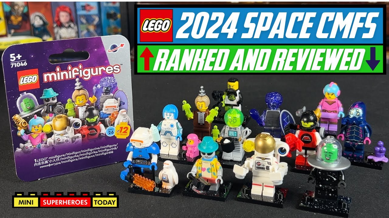 Lego Space Cmf Series 26 Ranked And Reviewed 71046 Youtube